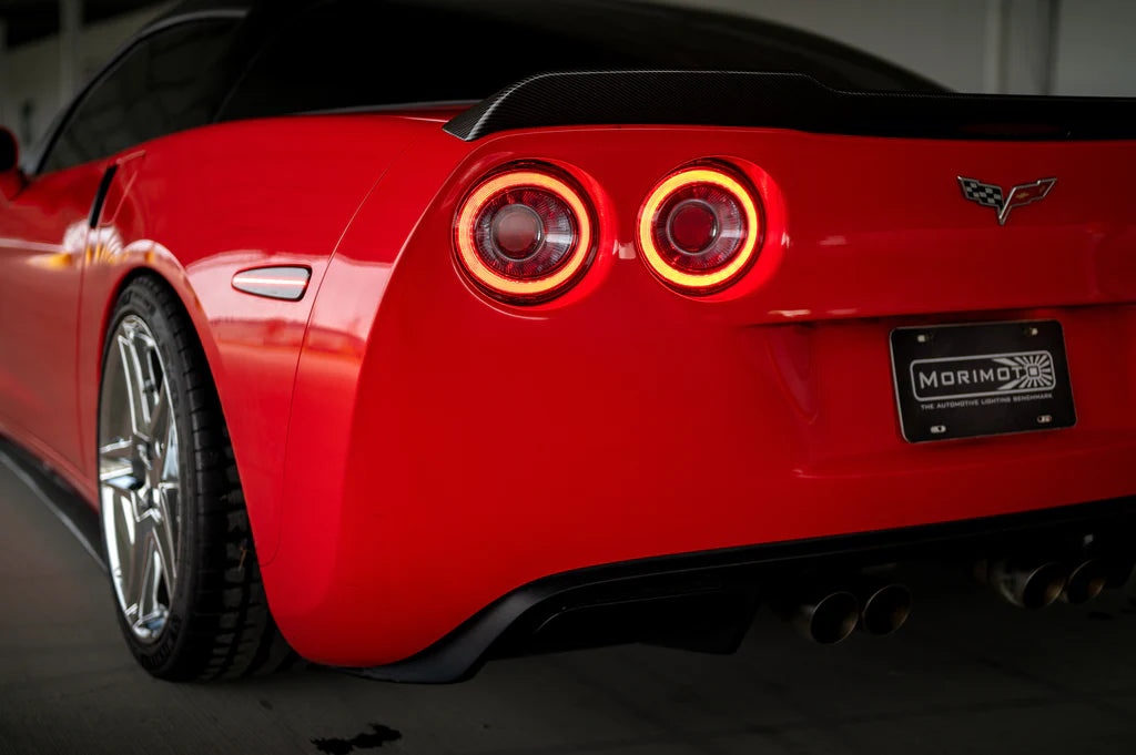Morimoto 2005 2013 Chevrolet Corvette C6 Gen II Red Set xB LED Tail Lights LF467