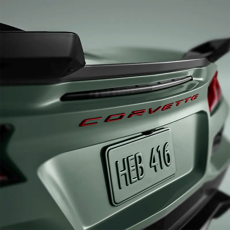 2024 2025 2026 Corvette C8 Z06 ZO6 Rear Bumper Letters Nameplate OEM G ...