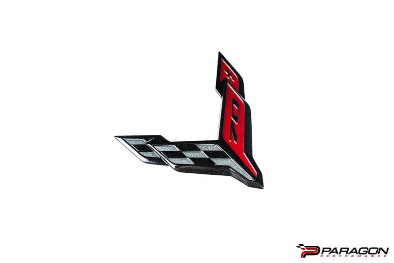 C8 CORVETTE 70TH ANNIVERSARY FRONT FLAG EMBLEM OEM GM – Performance ...