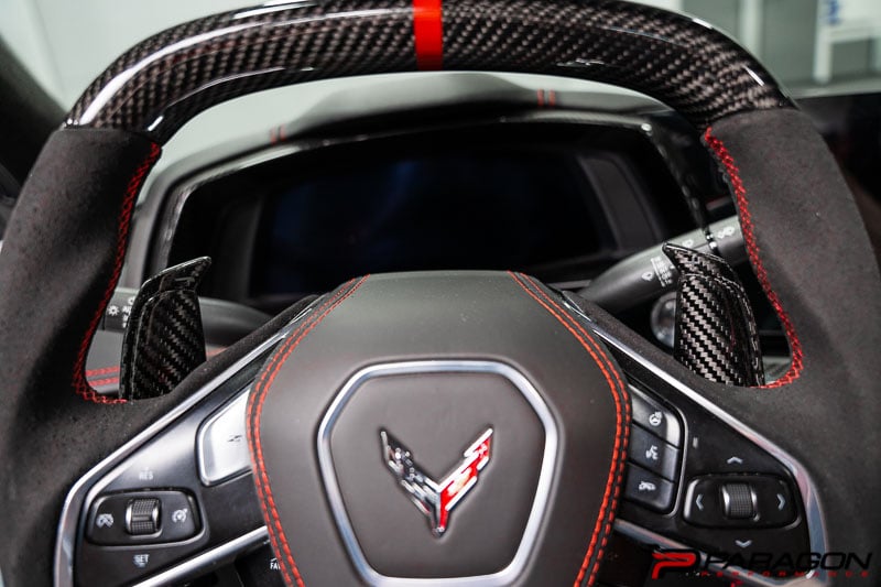 PARAGON C8 CORVETTE CARBON FIBER PADDLE SHIFTER COVERS – Performance ...