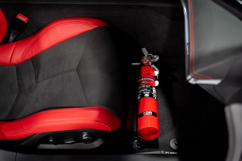 C8 CORVETTE FIRE EXTINGUISHER MOUNT – Performance Corvettes