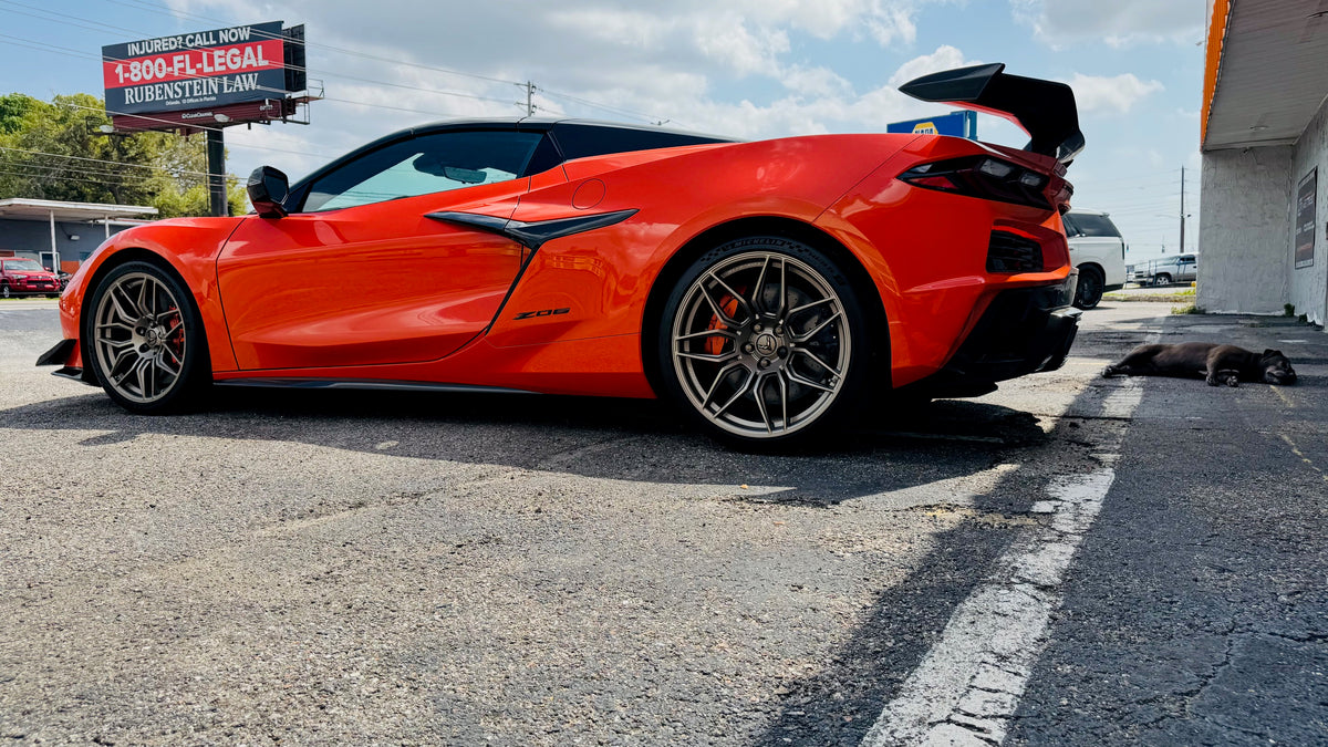 Corvette C8 Z06 Z07 Visible CARBON FIBER Rocker Panels Side Skirts OEM ...