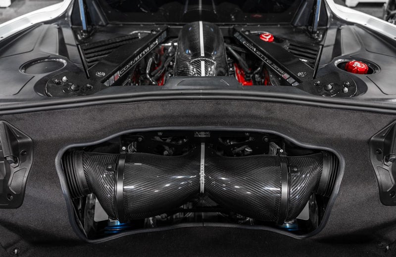 EVENTURI CARBON INTAKE & LINGENFELTER CARBON PTR INTAKE MANIFOLD WITH ...