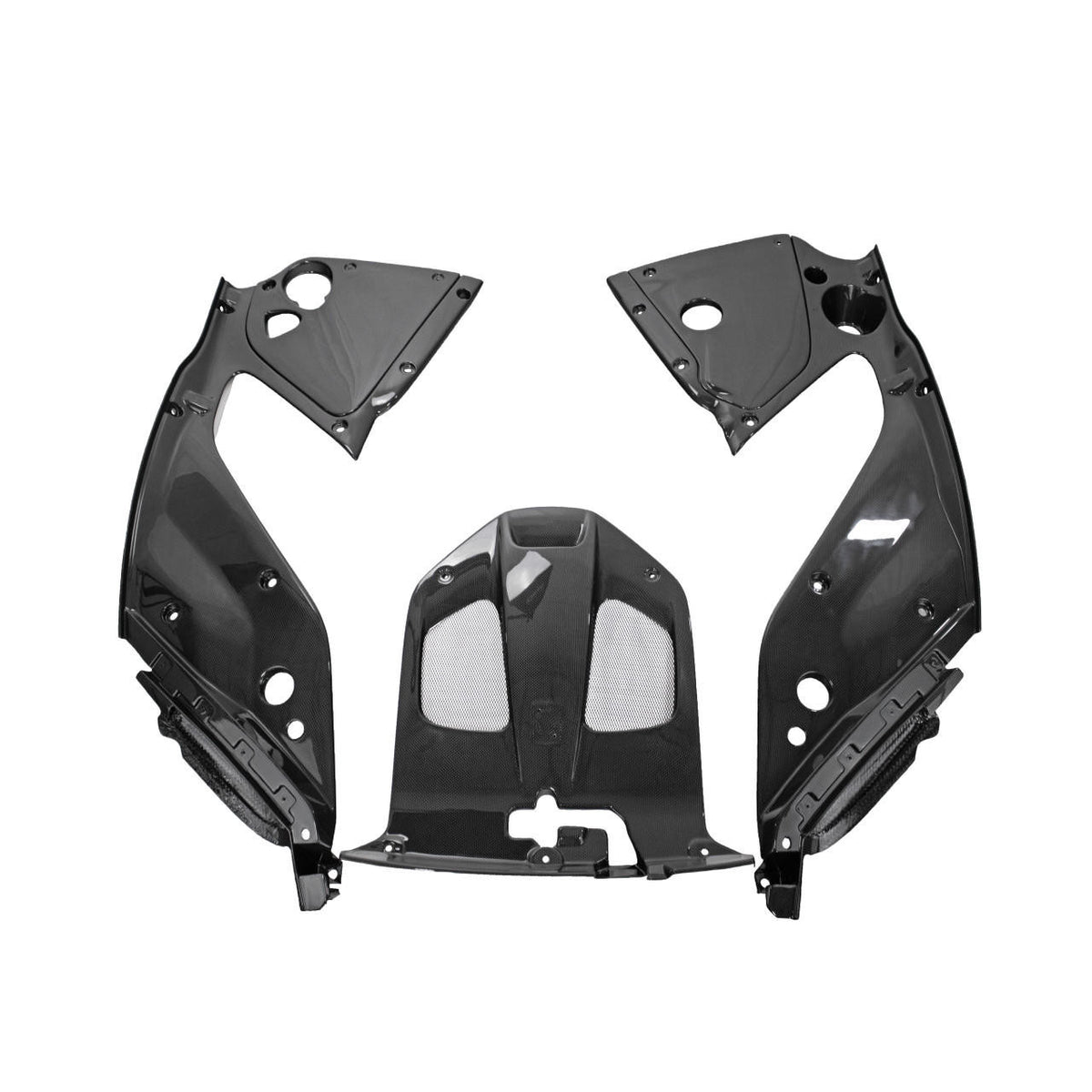 Carbon Fiber 3 Piece Engine Bay Set - Ferrari 812 Superfast ...