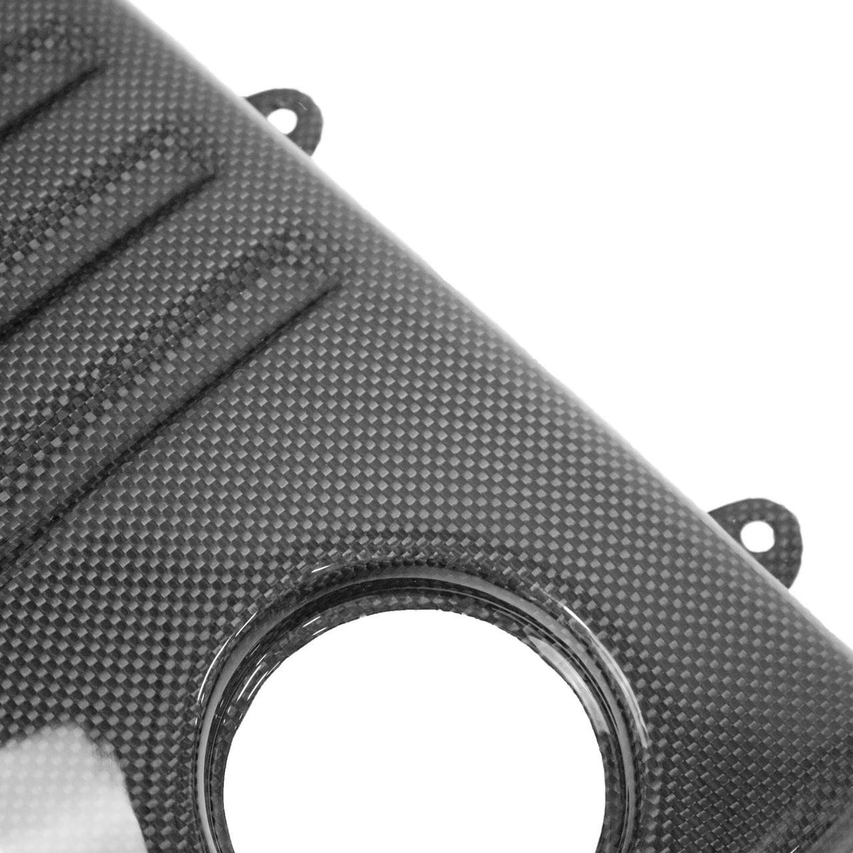 Carbon Fiber Scuderia Style Coolant Tank Cover With Tabs - Ferrari F43 ...