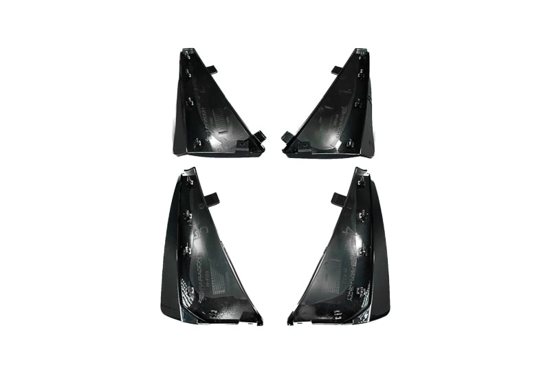 PARAGON C8 CORVETTE EXTENDED SPLASH GUARDS - CARBON FLASH – Performance ...