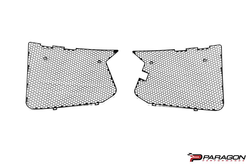 PARAGON PERFORMANCE C8 CORVETTE Z06 OEM STYLE GRILLE / RADIATOR GUARDS ...