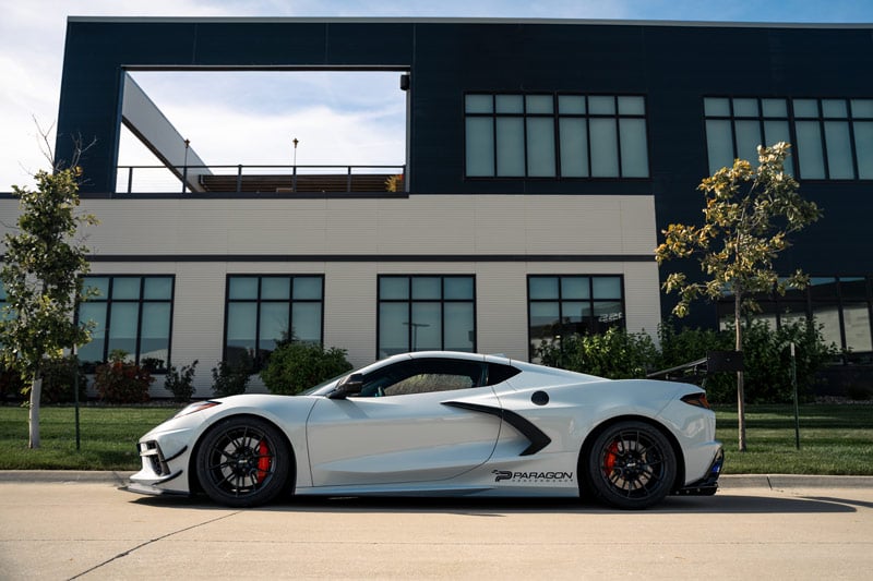 APEX VS-5RS 19X9, 20X11.5 FORGED C8 CORVETTE WHEELS - BRUSHED CLEAR ...
