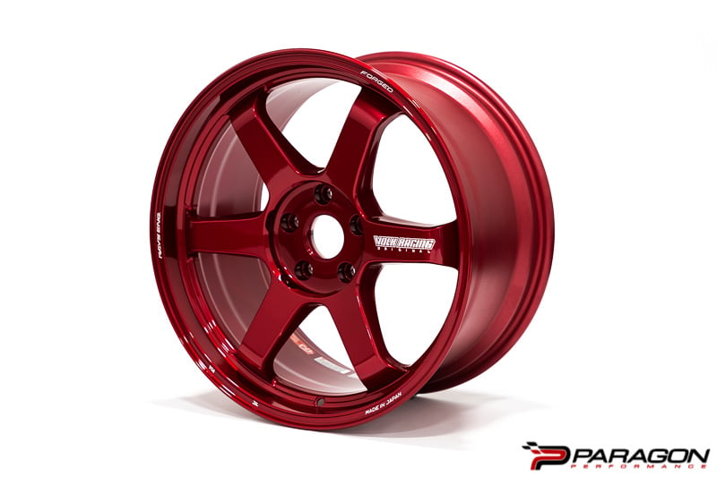 VOLK RACING TE37 C8 CORVETTE 19X9.5 ET36, 20X11 ET39 - HYPER RED ...