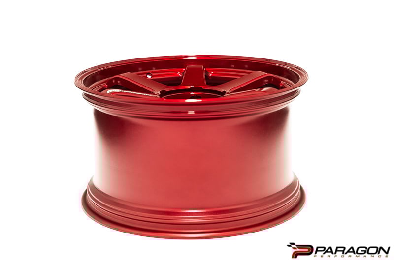 VOLK RACING TE37 C8 CORVETTE 19X9.5 ET36, 20X11 ET39 - HYPER RED ...