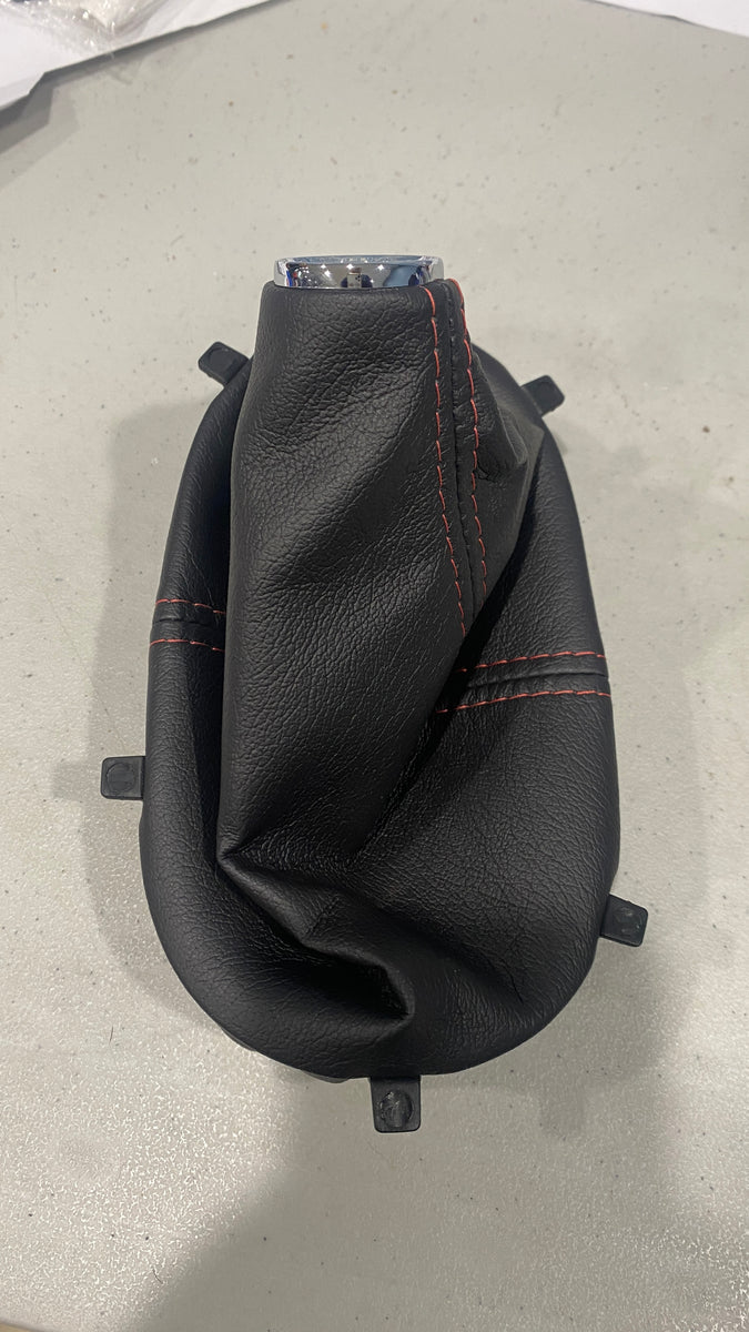 2005 - 2013 Corvette C6 Manual 6 Speed Shift Shifter Boot with Red Sti ...