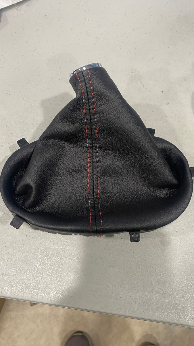 2005 - 2013 Corvette C6 Manual 6 Speed Shift Shifter Boot with Red Sti ...