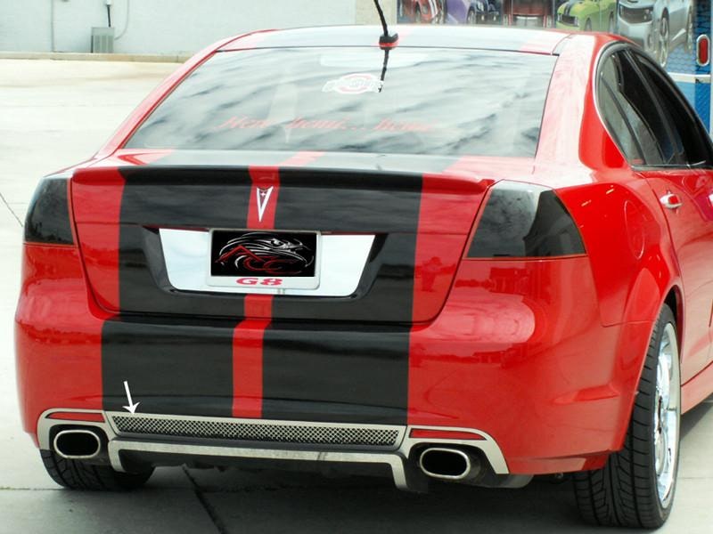 2008-2009 PONTIAC G8 BASE GT/GXP - REAR GRILLE VALANCE DIFFUSER | STAI ...