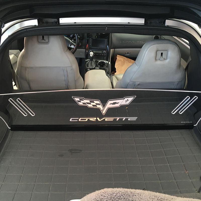 WindRestrictor® Corvette C6 Coupe Rear Glow Plate – Performance Corvettes