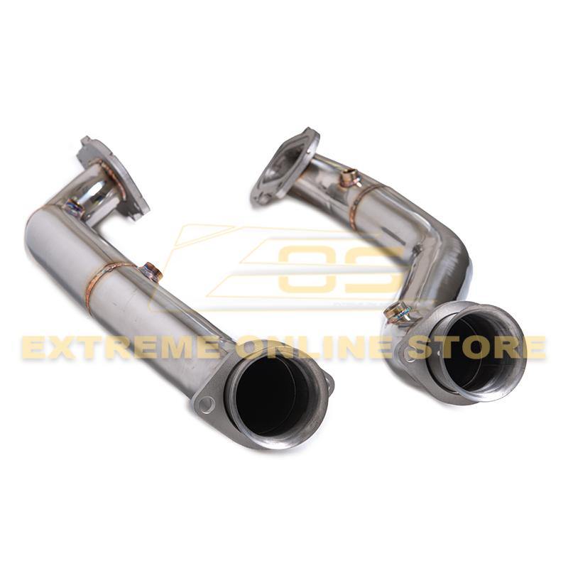 Corvette C7 3" Stainless Steel Exhaust Race Series Connection Downpipe ...