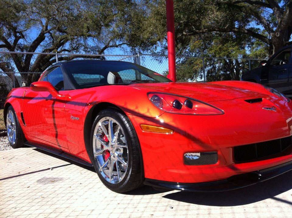 Corvette C6 ZR1 Side Skirts Rocker Panels Z06 Grand Sport - Custom Pai ...
