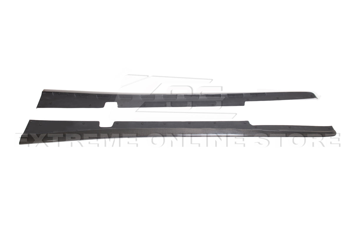 1997-04 Corvette C5 ZR1 Style Side Skirts Rocker Panels Visible Carbon ...