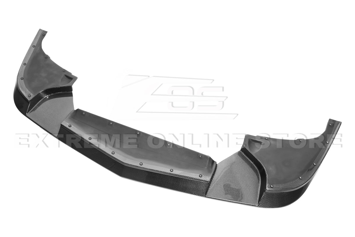 1997-04 Corvette C5 ZR1 Style Front Splitter Spoiler Visible Carbon Fi ...