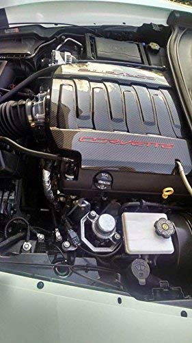 CORVETTE C7 STINGRAY CARBON FIBER HYDROGRAPHICS PLENUM ENGINE COVER ...