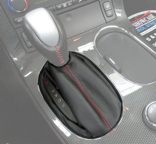 2012 Corvette C6 Leather Shifter Assembly with Boot Automatic Transmis ...