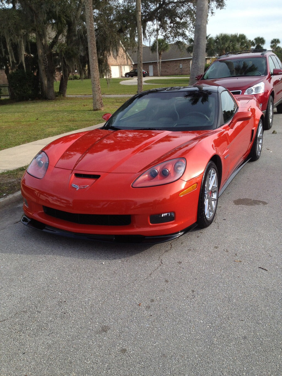 Corvette C6 ZR1 OEM GM Carbon Fiber Side Skirts Rocker Panels Painted ...
