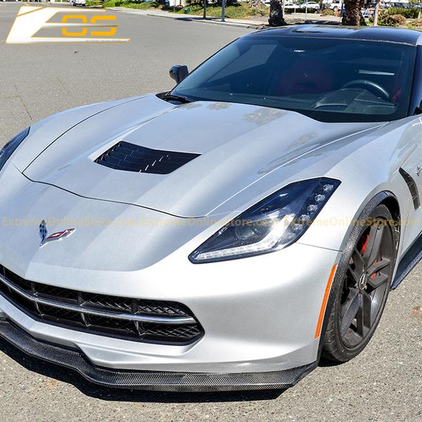 2014 - 2019 Corvette C7 Z06 Grand Sport Stingray Front Splitter - Carb ...