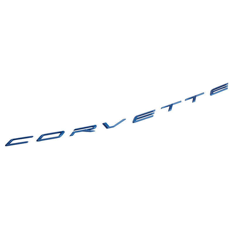 2020 C8 Corvette Stingray Rear Emblem, Corvette Script, Elkhart Lake B ...
