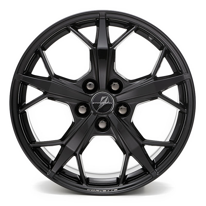2020 C8 Corvette Stingray 20 Inch Black Rear Wheel, Aluminum 5-Trident ...