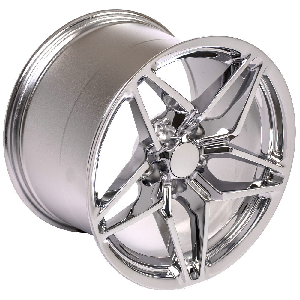 Fits Corvette Wheel C7 ZR1 Rim - CV31 17x11 Chrome Corvette Rim ...