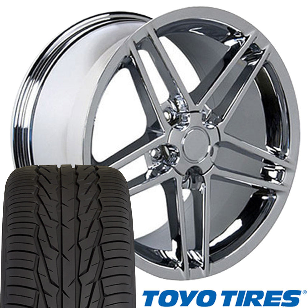 88-96 Corvette C4 and 93-02 Camaro Firebird Wheels and Tires Chrome CV ...