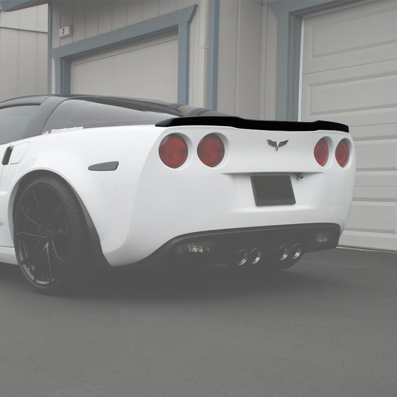 2005 - 2013 Corvette C6 ZR1 Style Rear Trunk Spoiler Wing Unpainted ...
