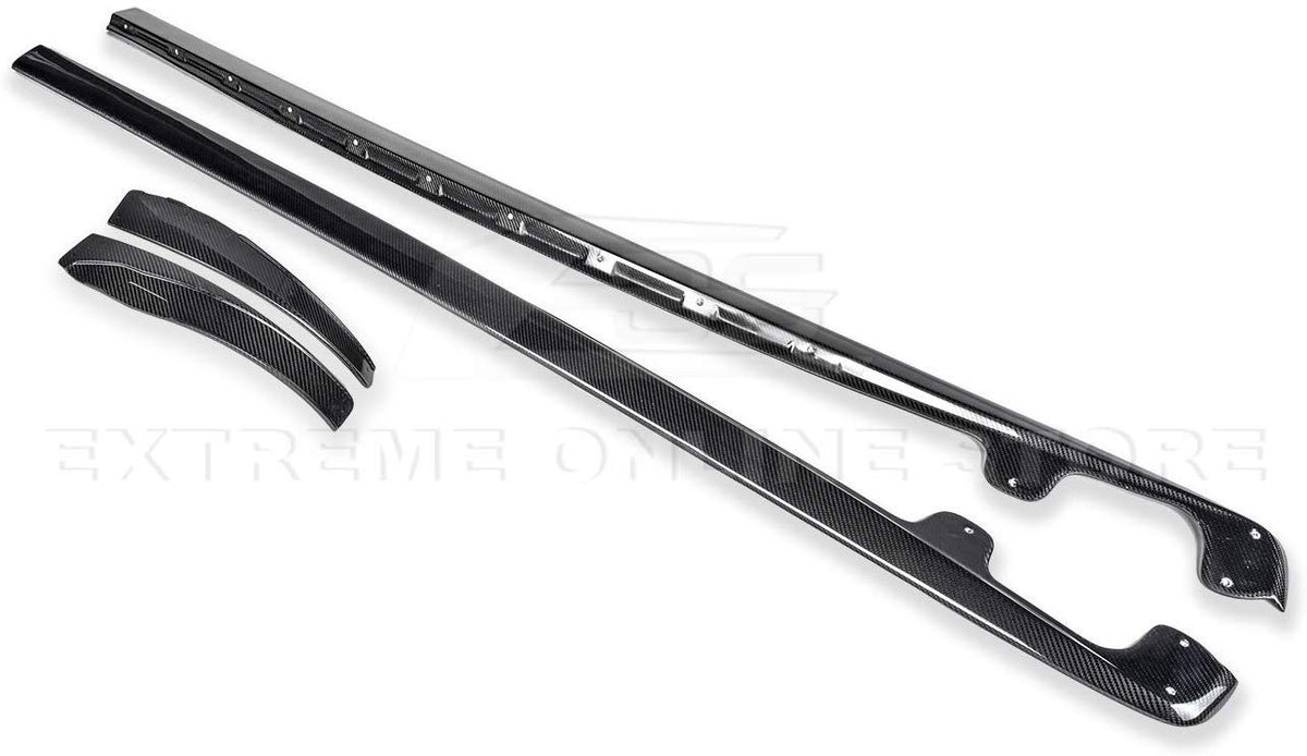 Corvette C6 ZR1 Carbon Fiber Hydro Side Skirts Rocker Panels for Base ...