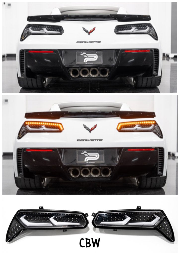 2014-2019 C7 Corvette Auto REVITALIZATION SEQUENTIAL LED Tail Lights L ...