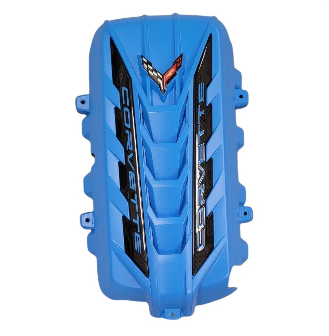 C8 Corvette Stingray Engine Cover Custom Painted Carbon Fiber Hydro ...