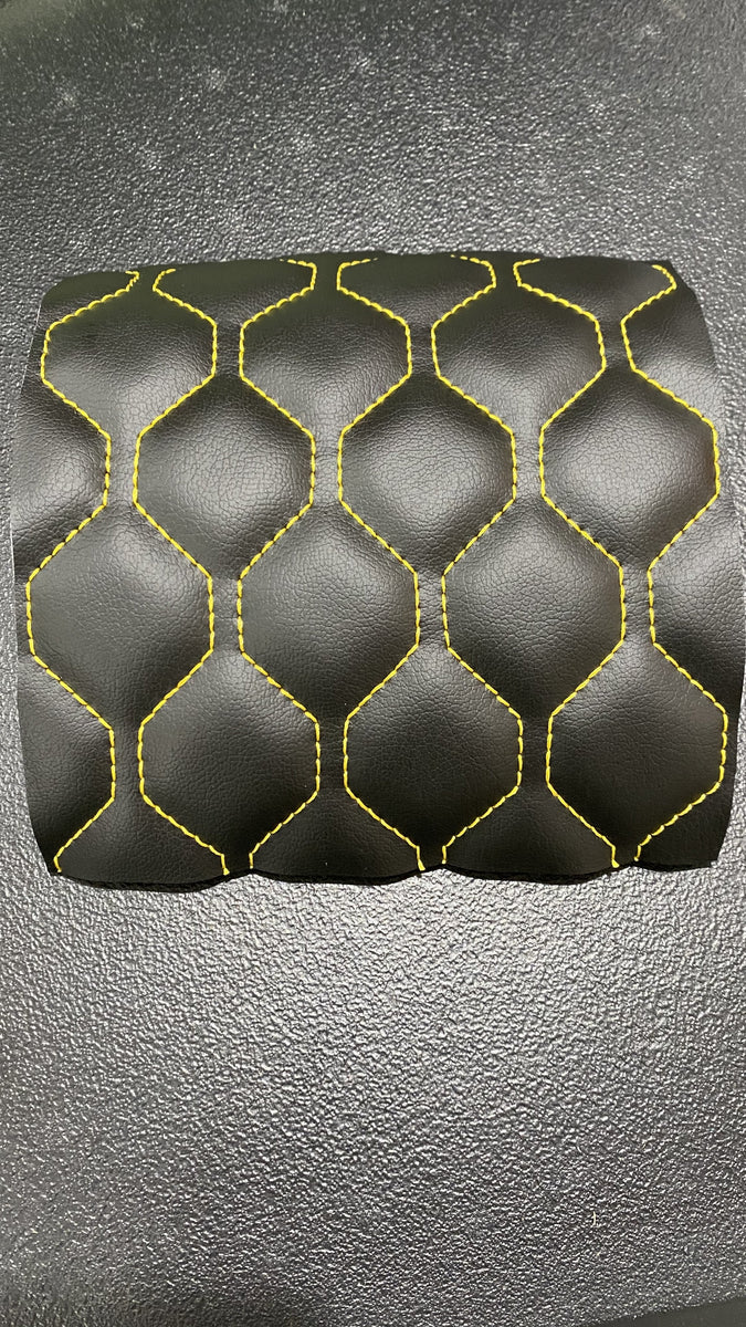 Corvette C6 Custom Interior - Upholstered Diamond Stitched Door Panels ...