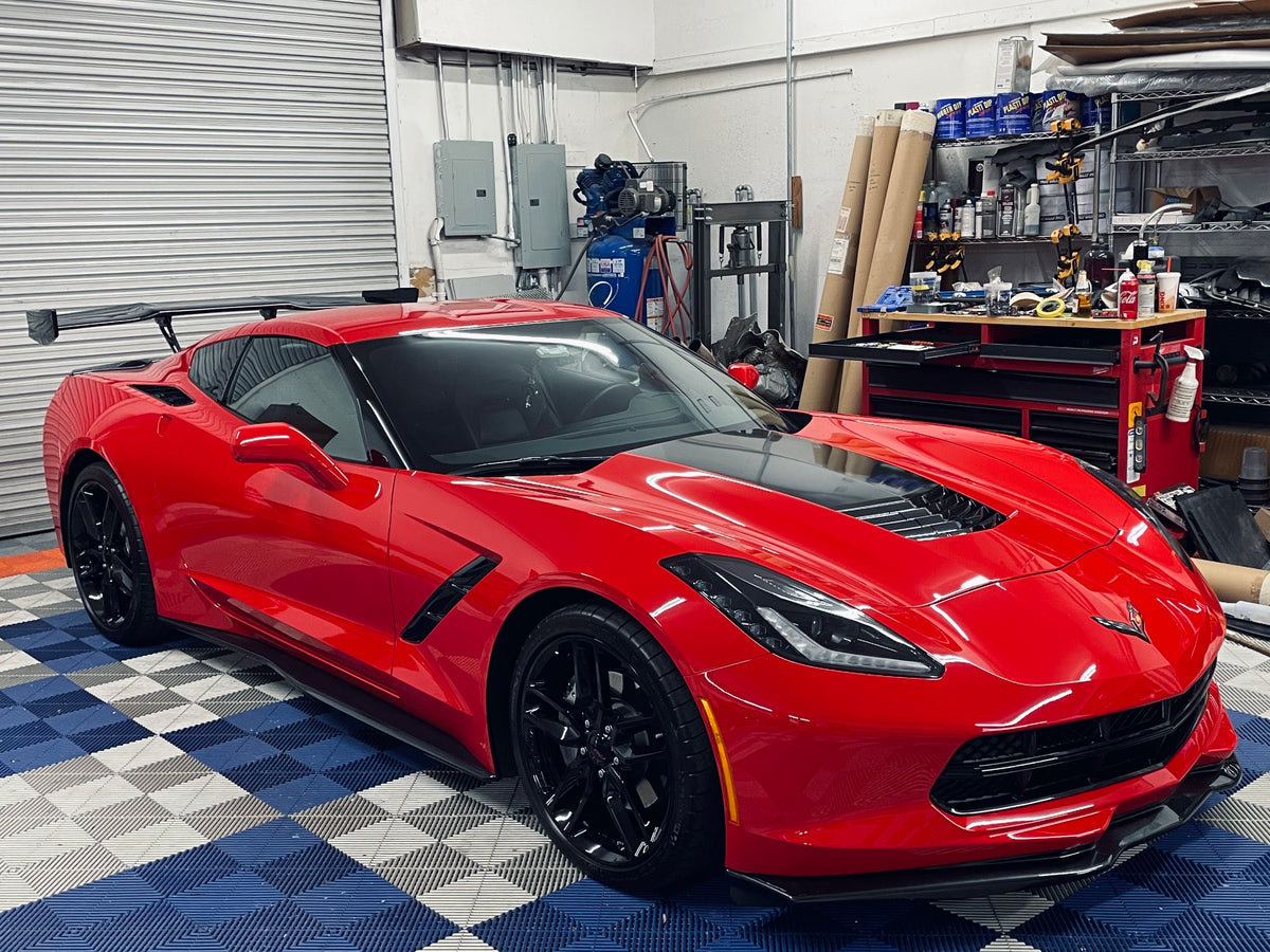 Corvette C7 ZR1 Conversion Rear Spoiler High Wing ZTK Style ...
